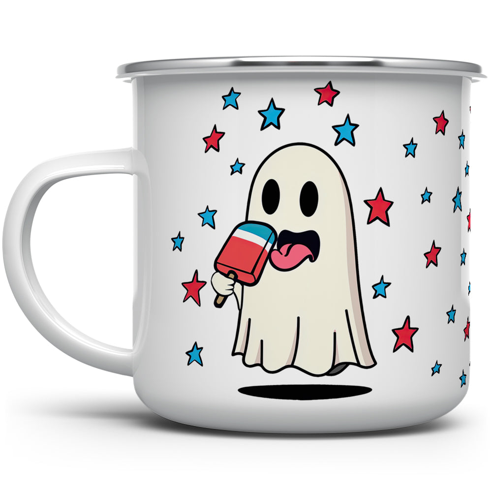 Summer Ghosts Camp Mug | 4th of July Gifts | Loftipop