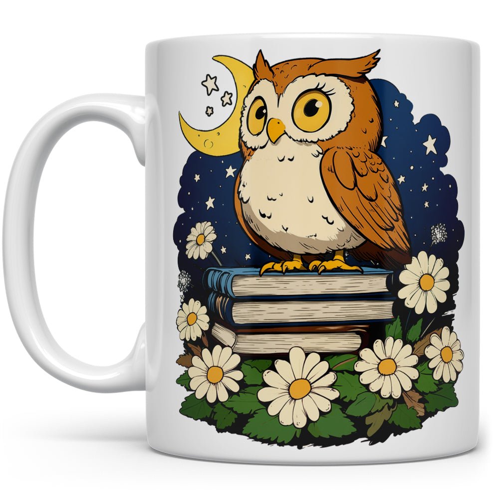 Book Owl Mug | Book Reading Lover Gifts | Loftipop