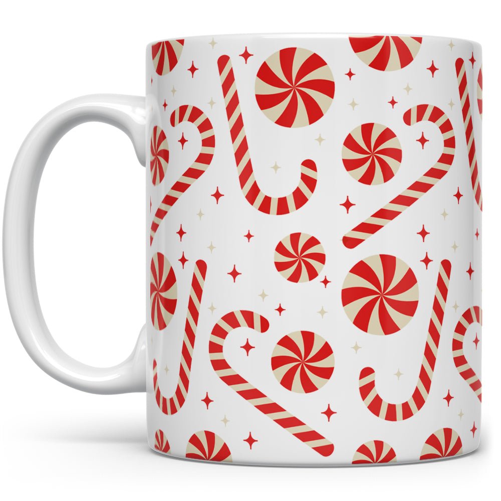 Candy Cane Mug | Christmas Holiday Mugs | Loftipop