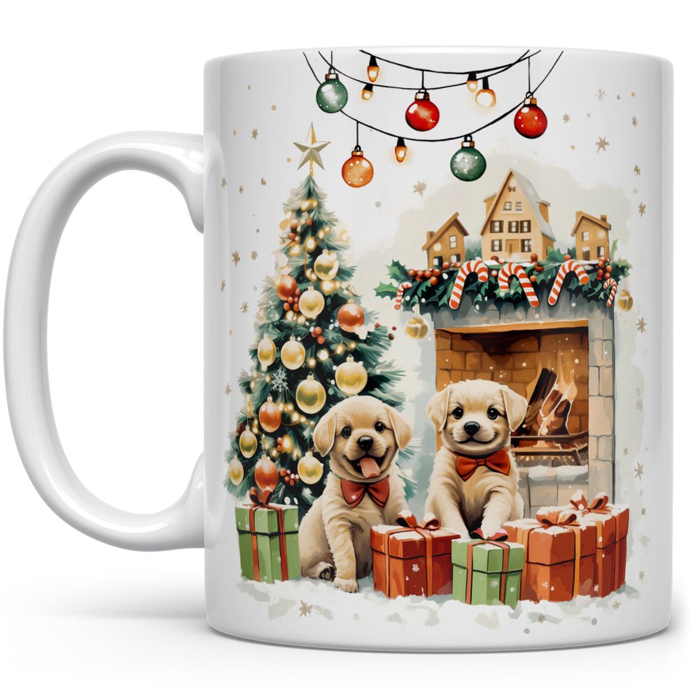 Christmas Puppies Mug | Holiday Mugs | Loftipop