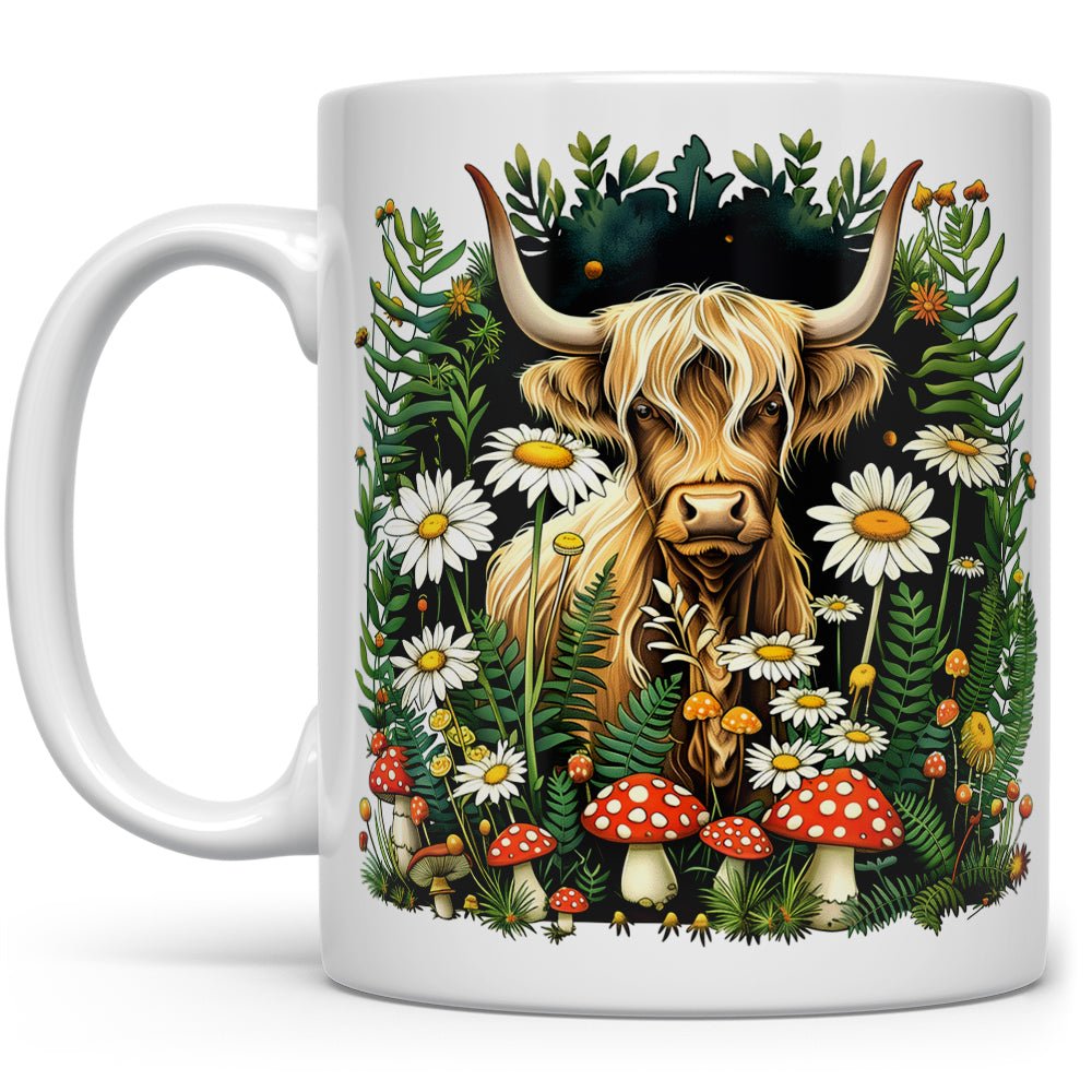 Cottagecore Highland Cow Mug | Loftipop