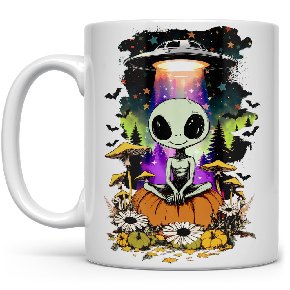 Halloween Alien Mug | Fun Halloween Mug | Loftipop
