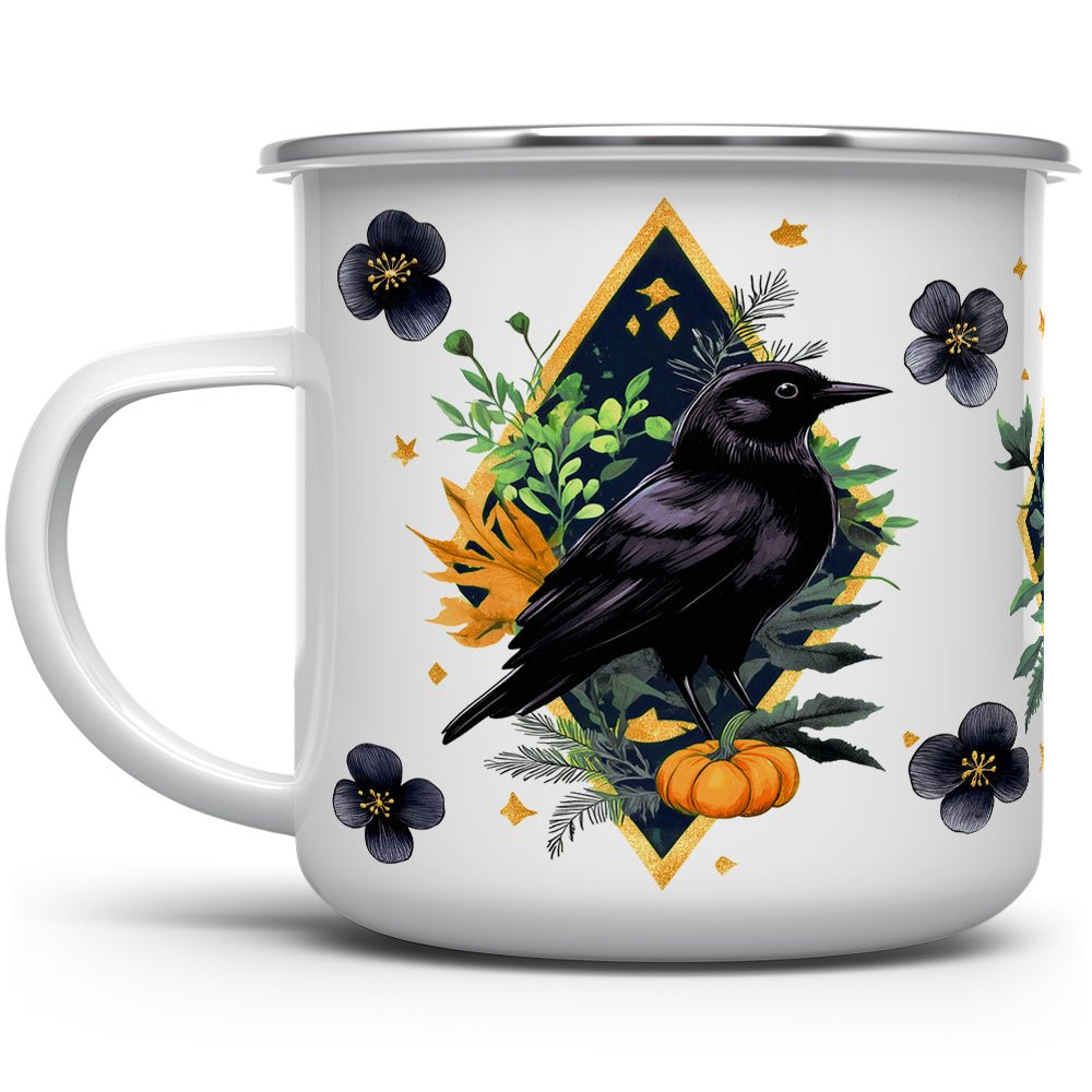 Harvest Crow Camp Mug | Fall Autumn Gifts | Loftipop