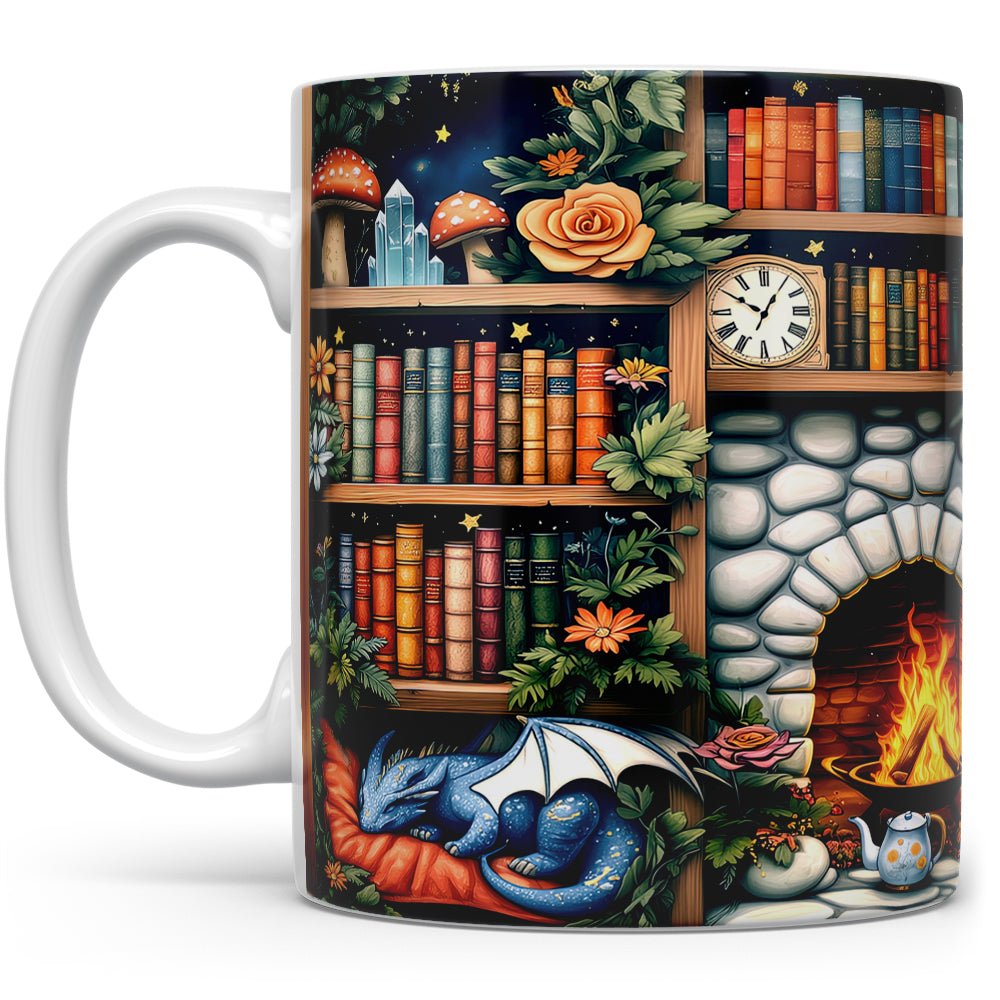 Magical Library Mug| Cozy Bookish Gifts | Loftipop