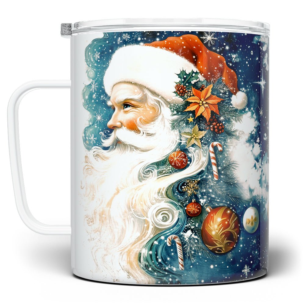 Magical Santa Insulated Travel Mug | Whimsical Holiday Mugs | Loftipop