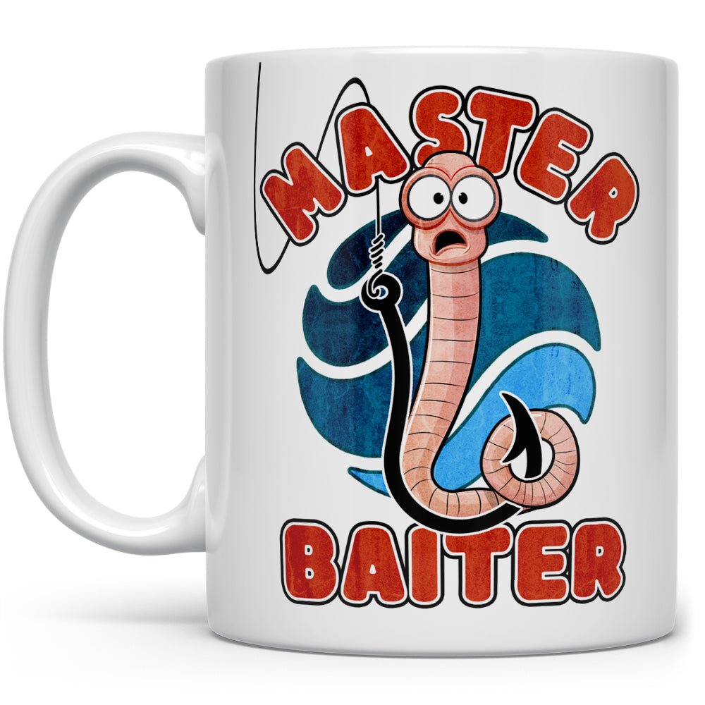 Master Baiter Mug | Funny Fishing Gifts | Loftipop