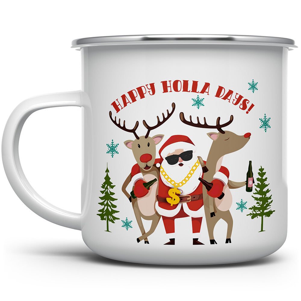 Happy Holla Days Camp Mug | Fun Mug Gift | Loftipop