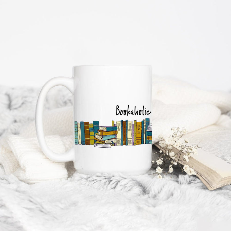 Bookaholic Mug | Book Lover Mug Gift | Loftipop