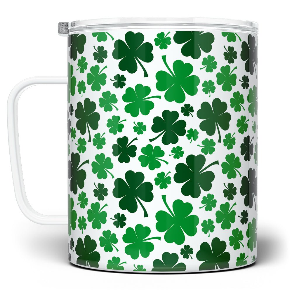 Shamrock Insulated Travel Mug | St Patrick's Day Gifts | Loftipop